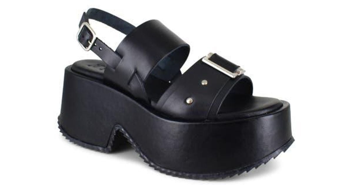 Zigi Belixy Platform Sandal in Black | Lyst