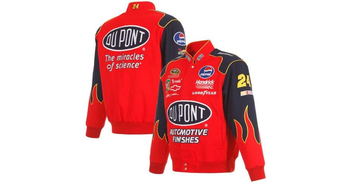 JH Design Jeff Gordon Dupont Twill Driver Uniform Full-Snap Jacket in ...