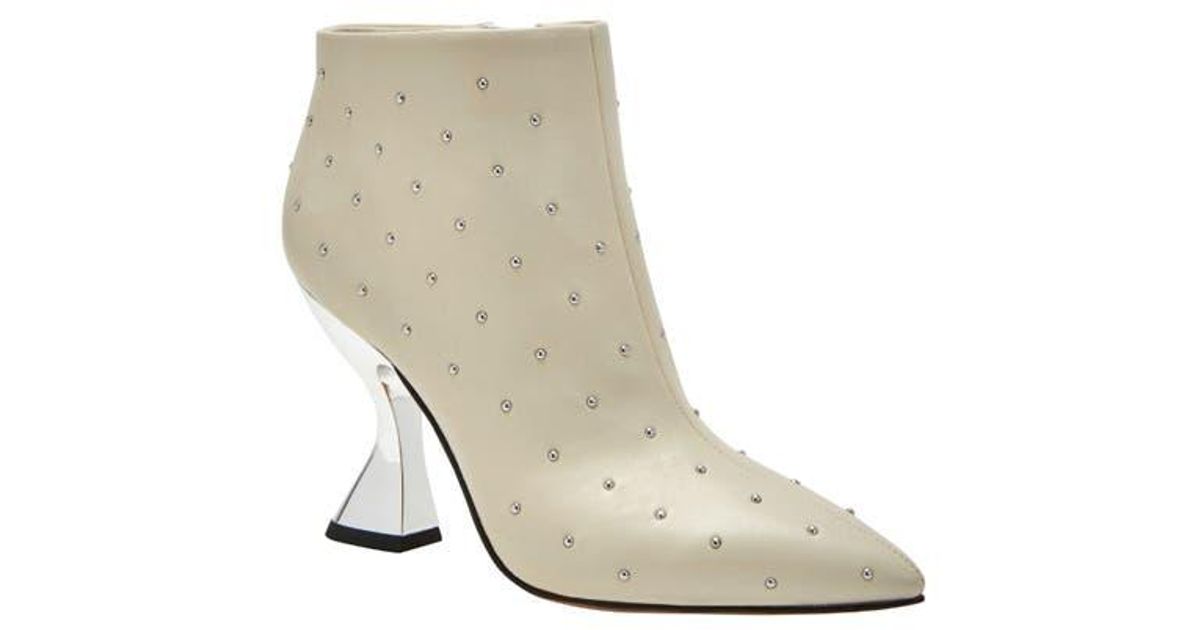 Katy Perry The Laterr Pointed Toe Bootie in White | Lyst