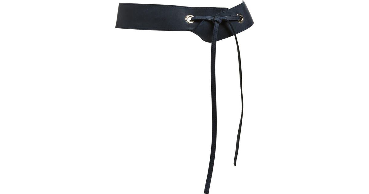 Paloma Wool Trot Tied Belt in Blue | Lyst