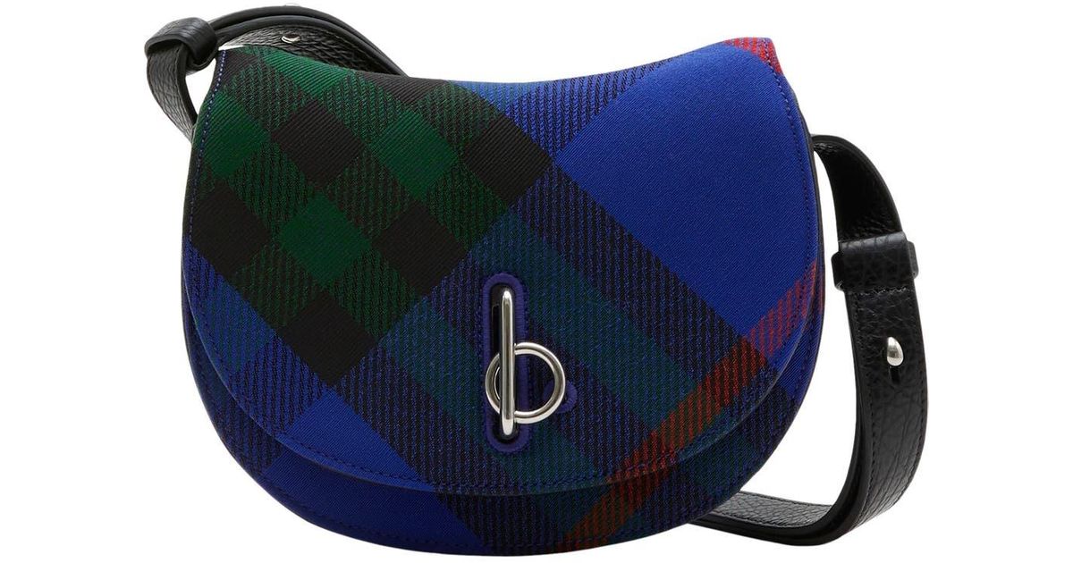 Burberry Mini Rocking Horse Bag in Blue | Lyst