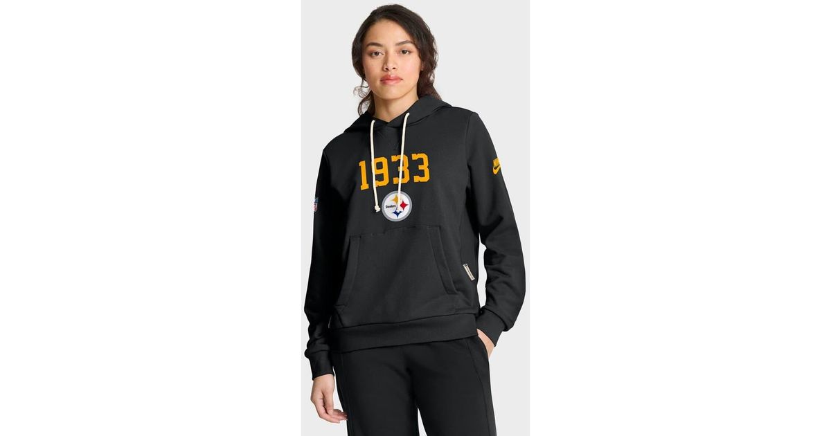 Nike Pittsburgh Steelers 1933 Sideline Standard Issue Dri-Fit Hoodie in ...