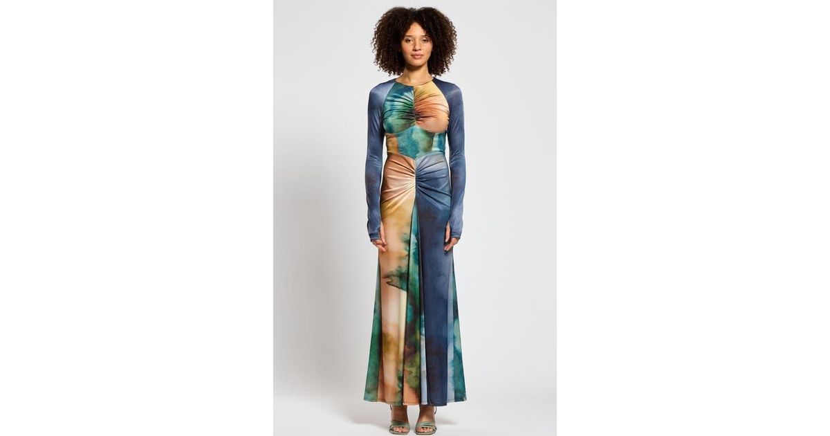 DASKA Cordelia Dress in Blue | Lyst