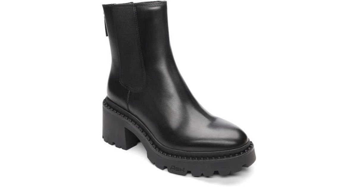 Ash Newton Chelsea Boot in Black | Lyst
