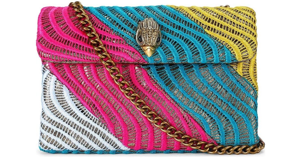 Kurt Geiger Medium Kensington Convertible Shoulder Bag in Blue | Lyst