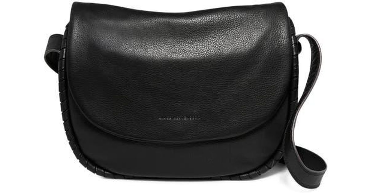 Aimee Kestenberg The Mercer Leather Messenger Bag in Black | Lyst