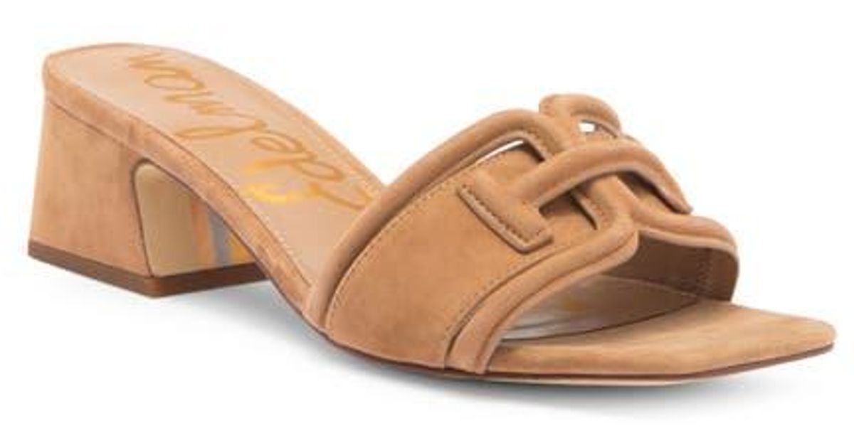 Sam Edelman Waylon Slide Sandal in Brown | Lyst