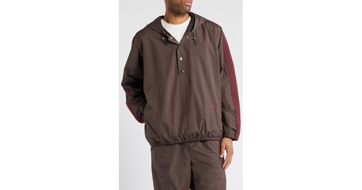 Y-3 X Wales Bonner Anorak in Brown for Men | Lyst