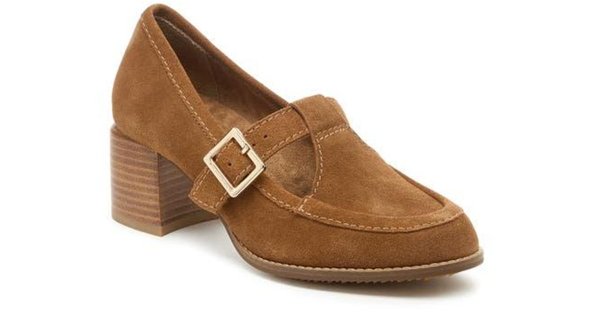 Kelsi Dagger Brooklyn Caleb T-Strap Pump in Brown | Lyst