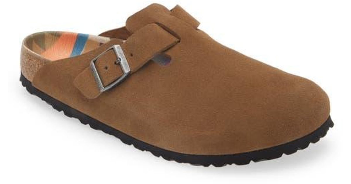 Birkenstock Boston Clog in Brown for Men | Lyst