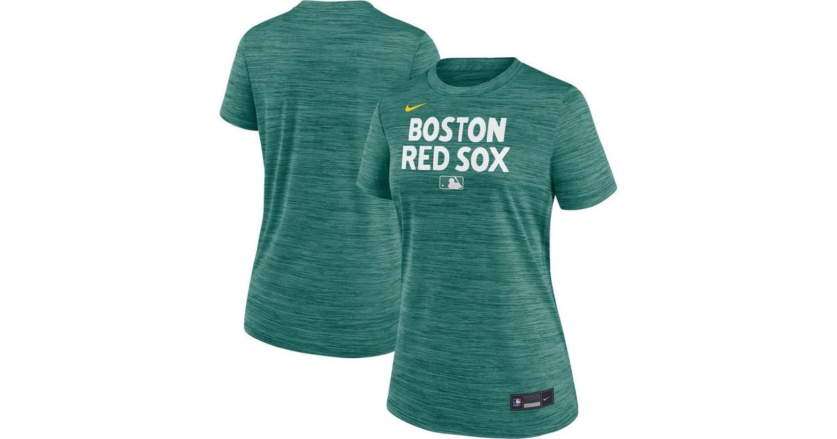 Nike Boston Sox 2025 City Connect Authentic Collection Velocity Performance T-Shirt in Green | Lyst