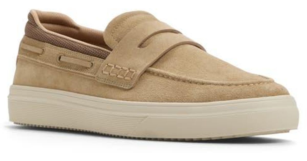 ALDO Seafarer Boat Loafer in Brown for Men | Lyst