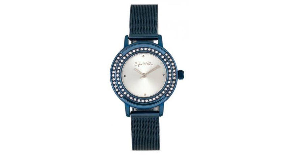 Sophie & Freda Sophie & Freda Cambridge Bracelet Watch W/Swarovski ...
