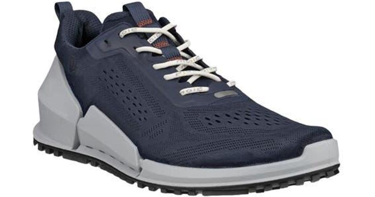 Ecco Biom 2.0 Knit Sneaker in Blue for Men | Lyst