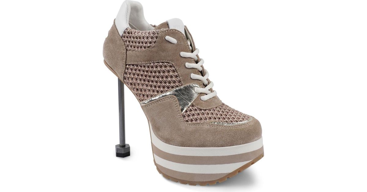 Zigi Lively Platform Sneaker Pump in Natural | Lyst