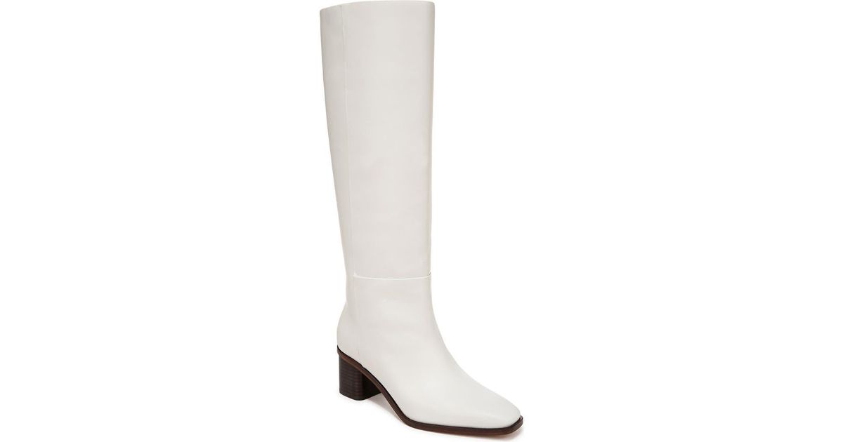 Vince Gerrie Knee High Boot in White | Lyst