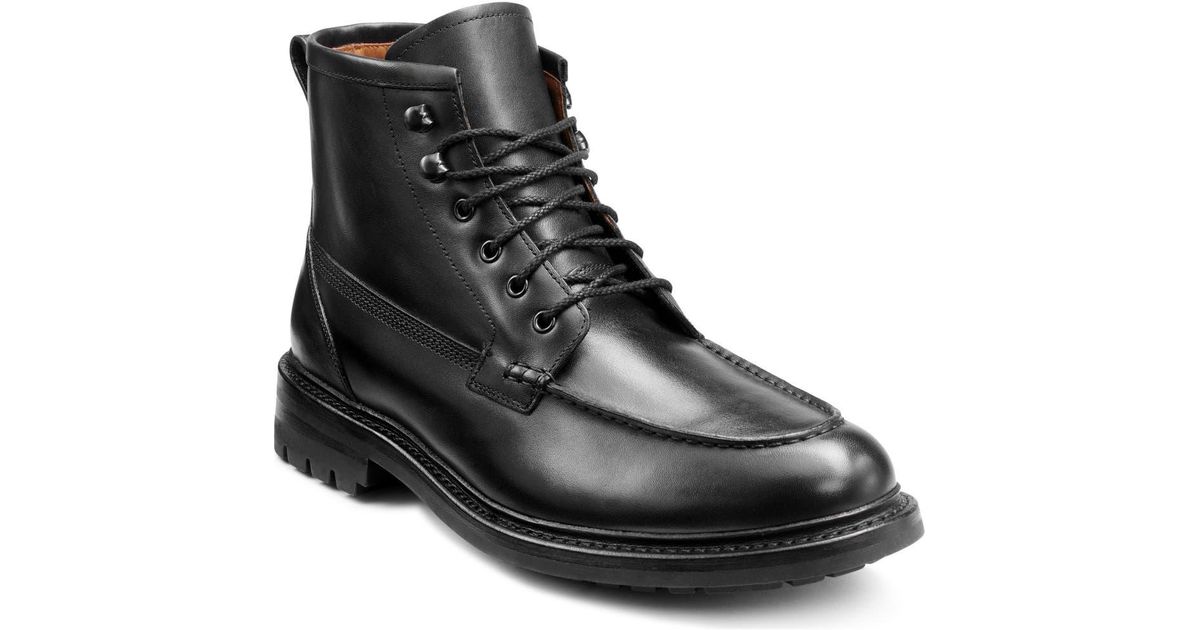 G.H. Bass & Co. Chase Moc Toe Boot in Black for Men | Lyst