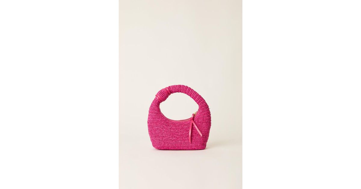 BTB Los Angeles Maeve Hobo Bag in Pink | Lyst
