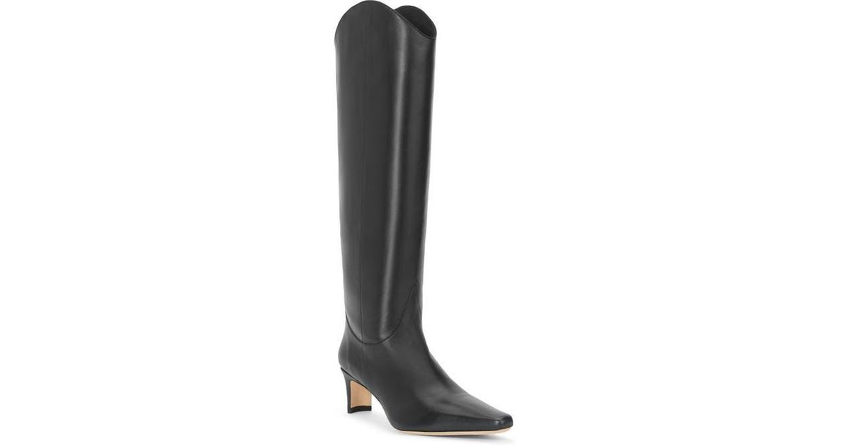 STAUD Wally Western Boot in Black | Lyst