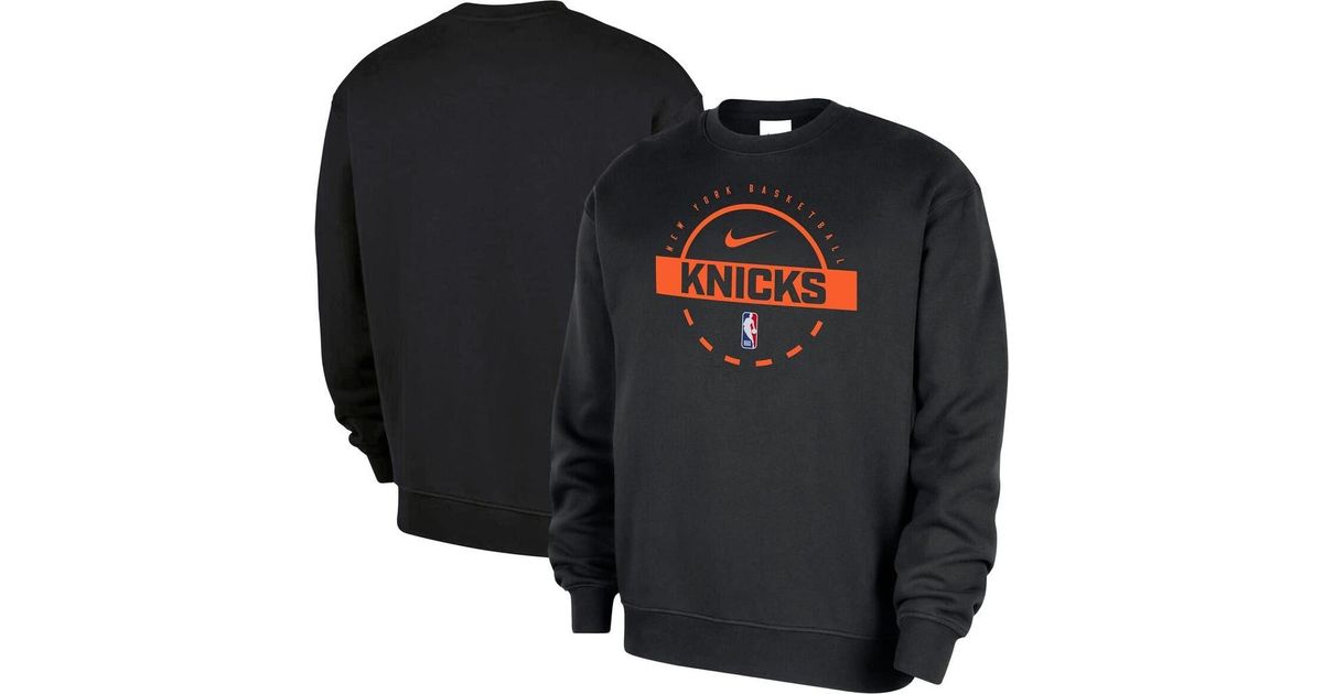 Nike New York Knicks 2025/26 Authentic Practice Club Sweatshirt in ...