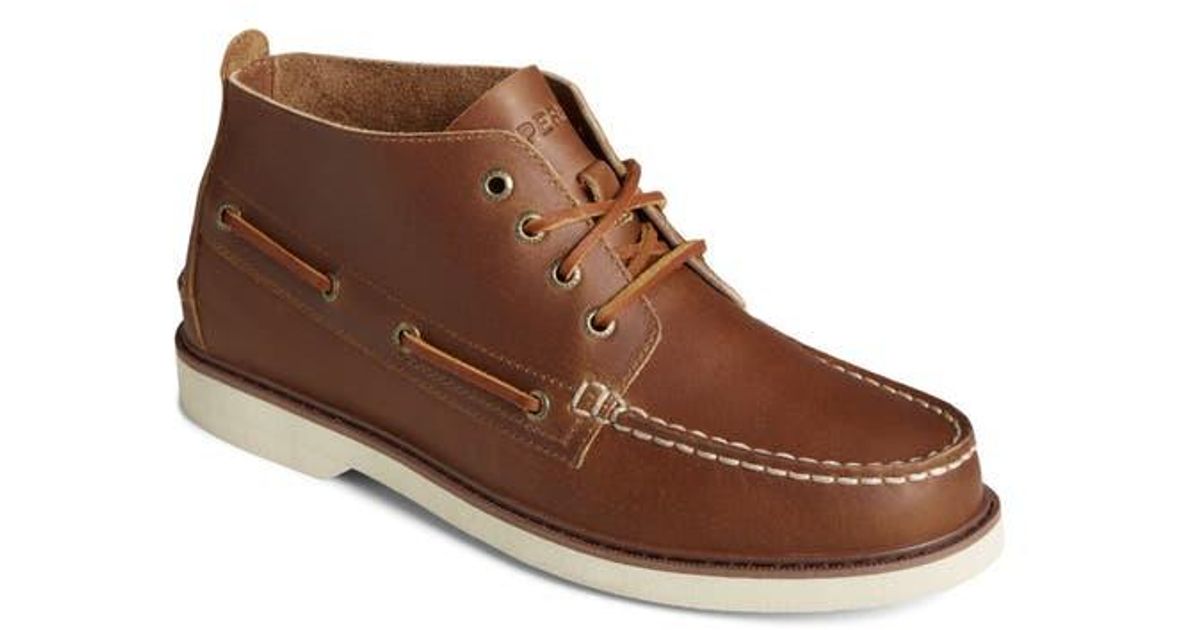Sperry Top-Sider Authentic Original Double Sole Chukka in Brown for Men ...