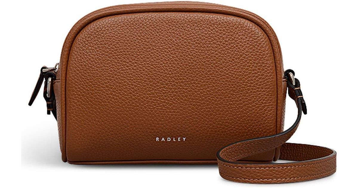 Radley The Daily Mini Zip Around Crossbody Bag in Brown | Lyst