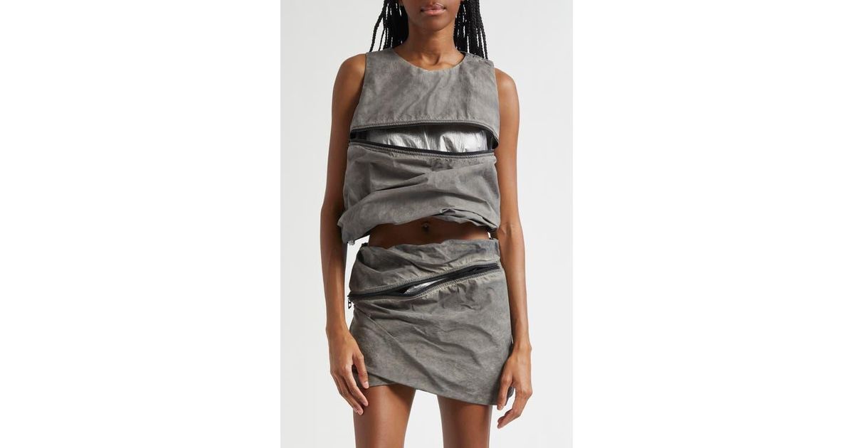 DIESEL T-Origin Tank in Gray | Lyst