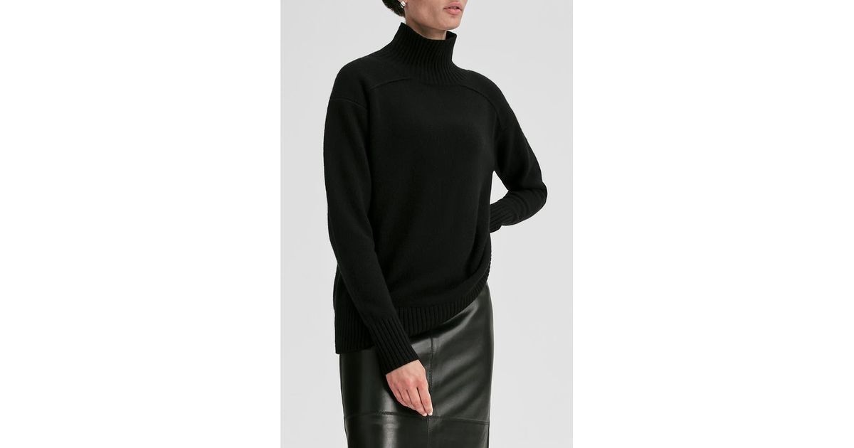 A.L.C. Archie Turtleneck Cashmere Sweater in Black | Lyst