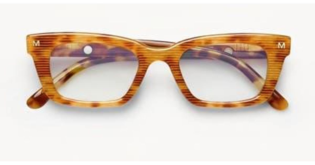 Machete Sustainable Italian Acetate Blue Light Glasses in White | Lyst