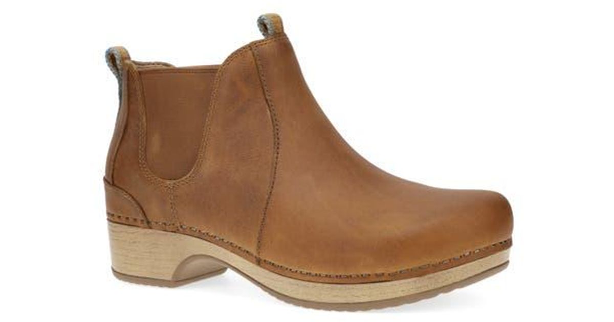 Dansko Becka Chelsea Boot in Brown | Lyst