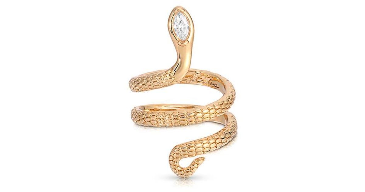 Ettika Serpentina Ring in Metallic | Lyst