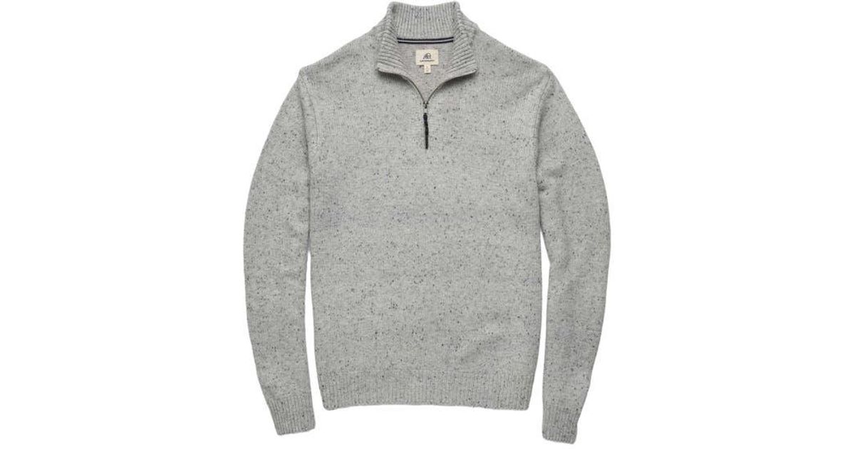 Surfside Supply Robbie Mock Sweater in Gray for Men | Lyst
