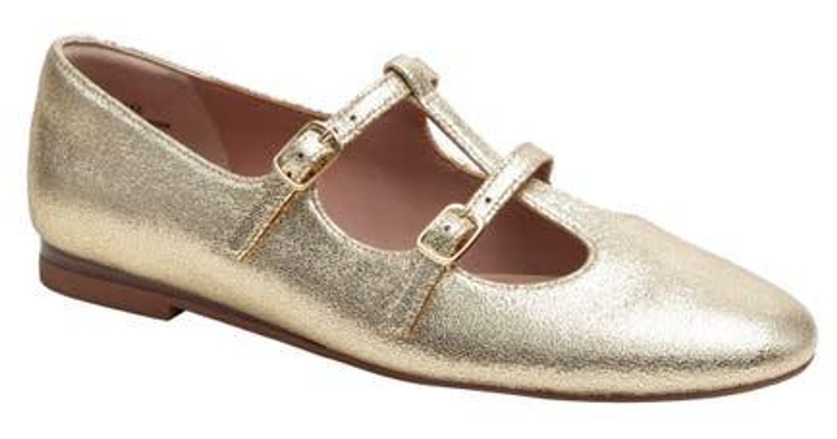 Linea Paolo Matilda Mary Jane Flat in White | Lyst