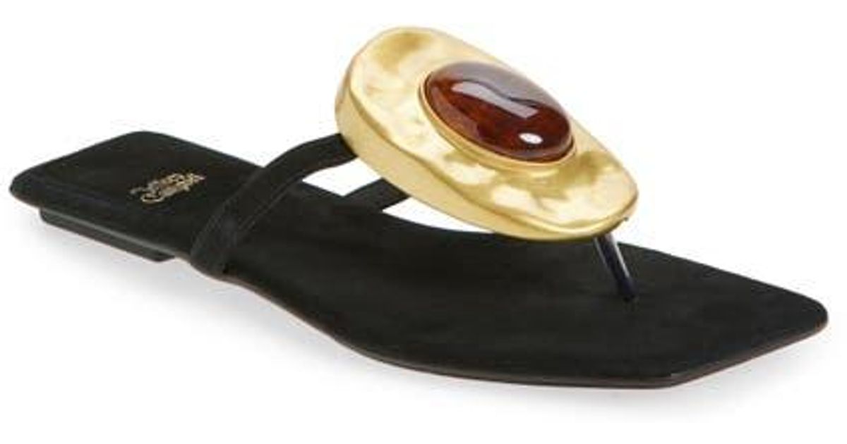 Jeffrey Campbell Bazaar Flip Flop in Black | Lyst