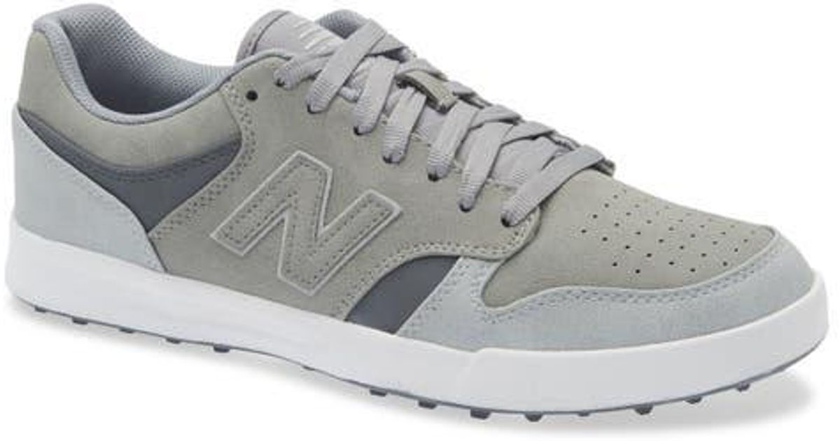 New Balance 480 Golf Sl Waterproof Spikeless Golf Shoe in Gray for Men ...