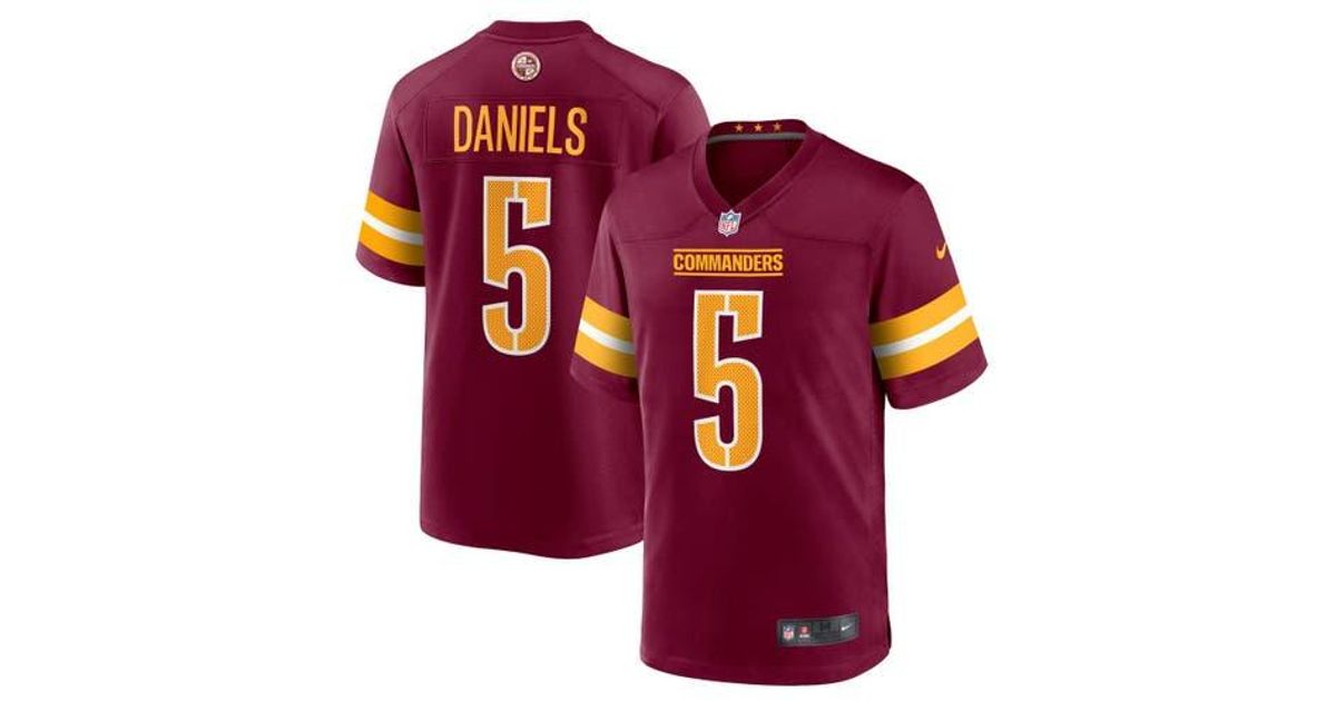 Nike Jayden Daniels Washington Commanders Player Game Jersey in Red for ...