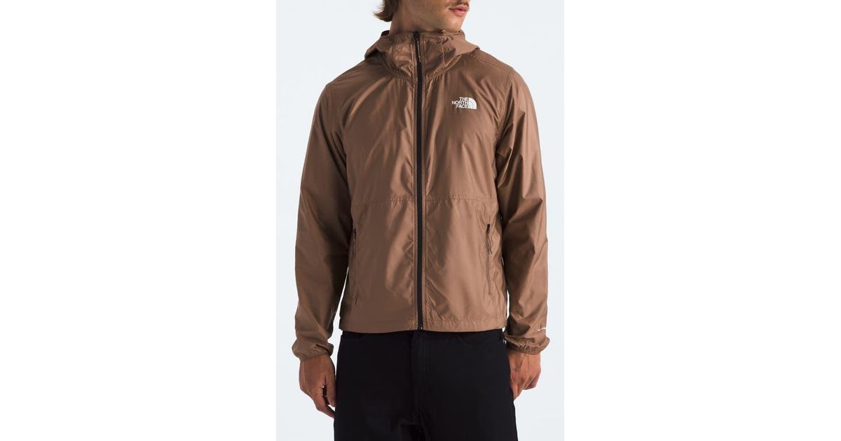 The North Face Cyclone Windwall Water Repellent Jacket in Brown for Men ...