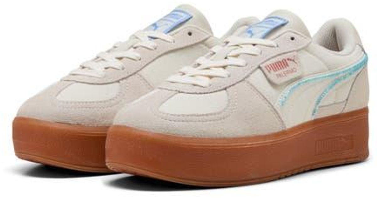 PUMA Palermo Elevata Platform Sneaker in White | Lyst