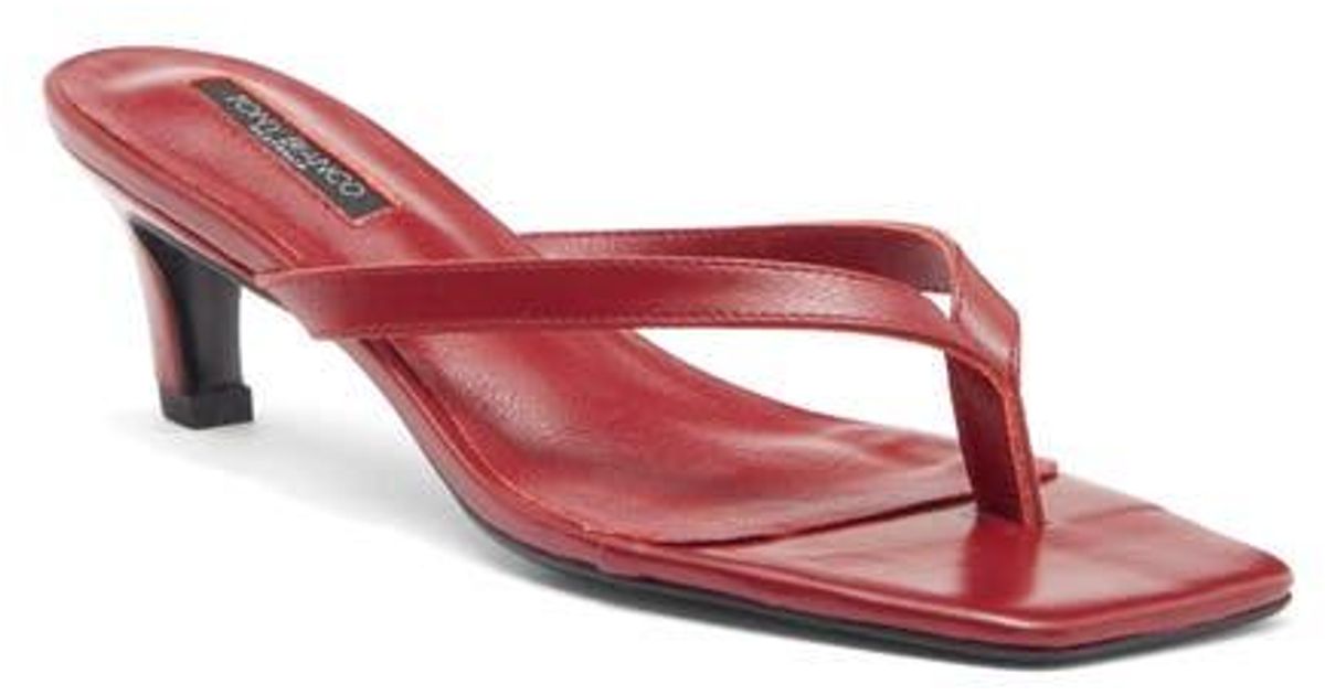 Tony Bianco Topaz Flip Flop in Red | Lyst