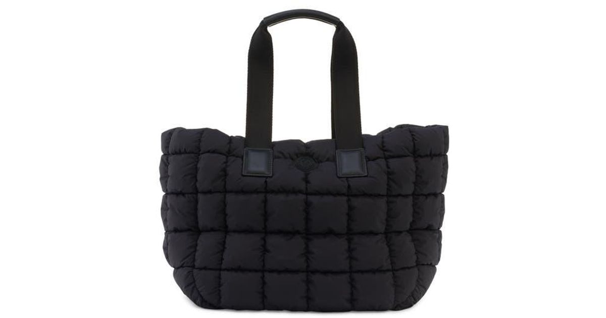 Moncler Caradoc Puffer Tote in Black | Lyst
