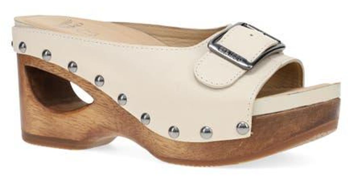 Dansko Adeline Platform Wedge Slide Sandal | Lyst