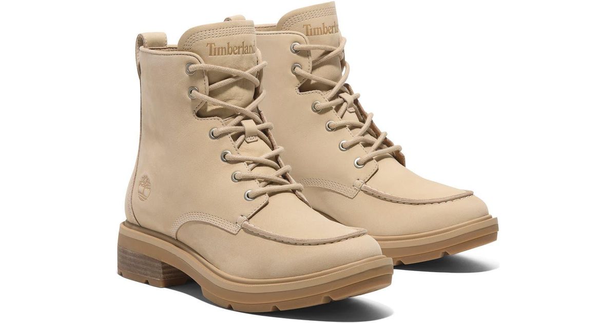 Timberland Brimfield Combat Boot in Natural | Lyst