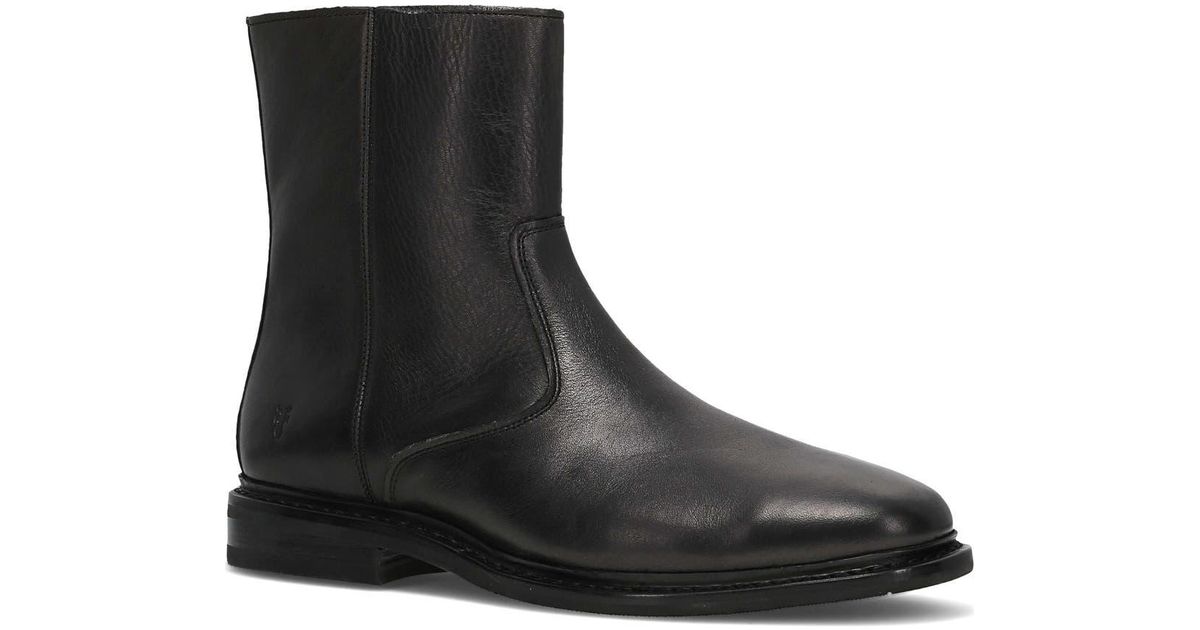 Frye Paul Zip-Up Boot in Black for Men | Lyst