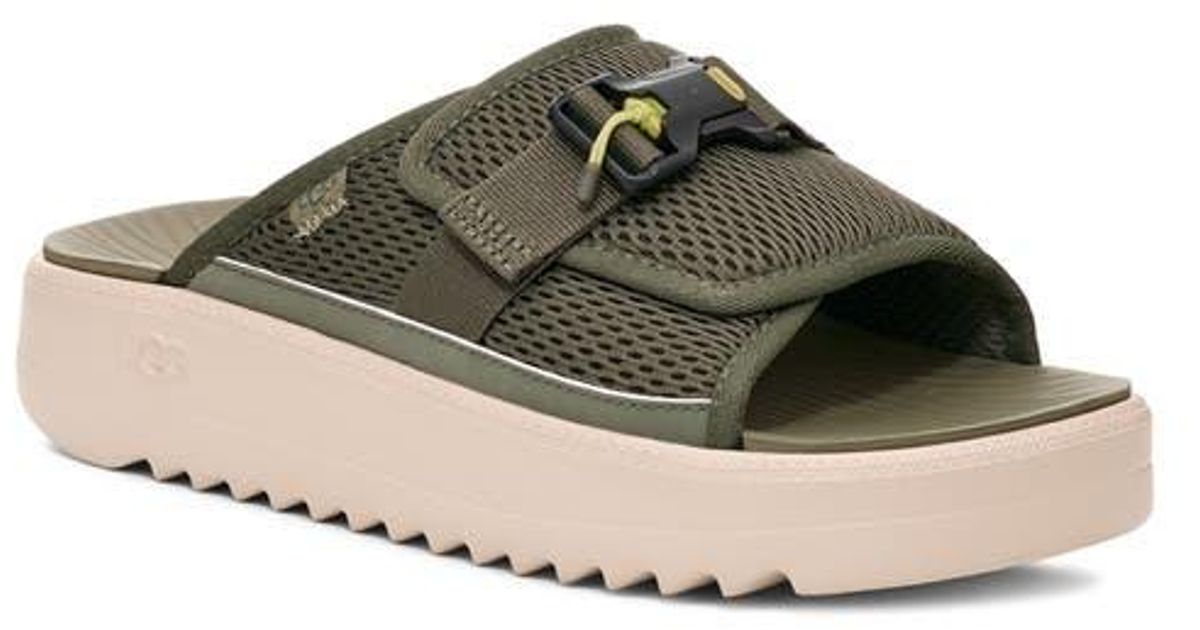 UGG Maxxer 2.0 Slide Sandal in Green for Men | Lyst