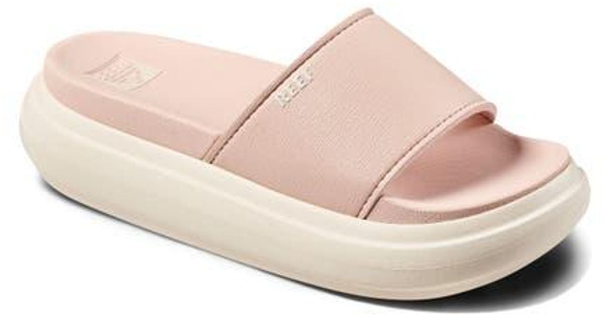 Reef Bondi Bay Platform Slide Sandal in Pink | Lyst