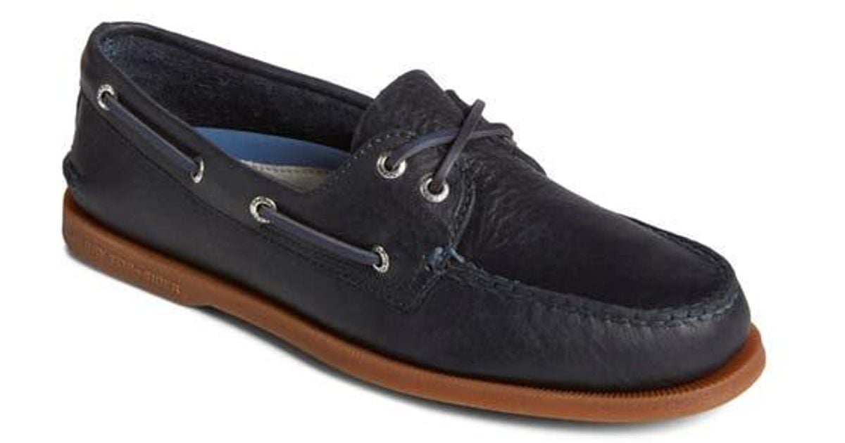 Sperry Top-Sider Authentic Original 2-Eye Boat Shoe in Blue for Men | Lyst