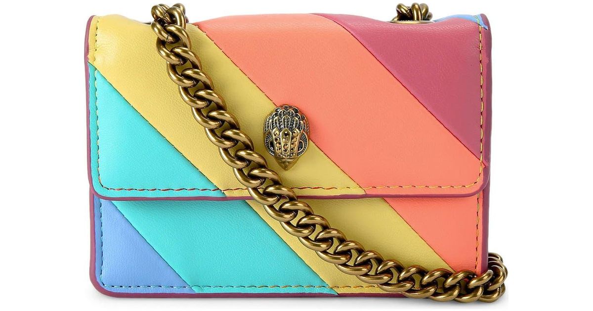 Kurt Geiger Micro Kensington Convertible Faux Leather Crossbody Bag in ...