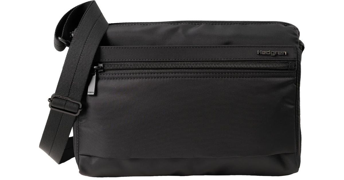 Hedgren Medium Eye Rfid Water Repellent Shoulder Bag in Black | Lyst
