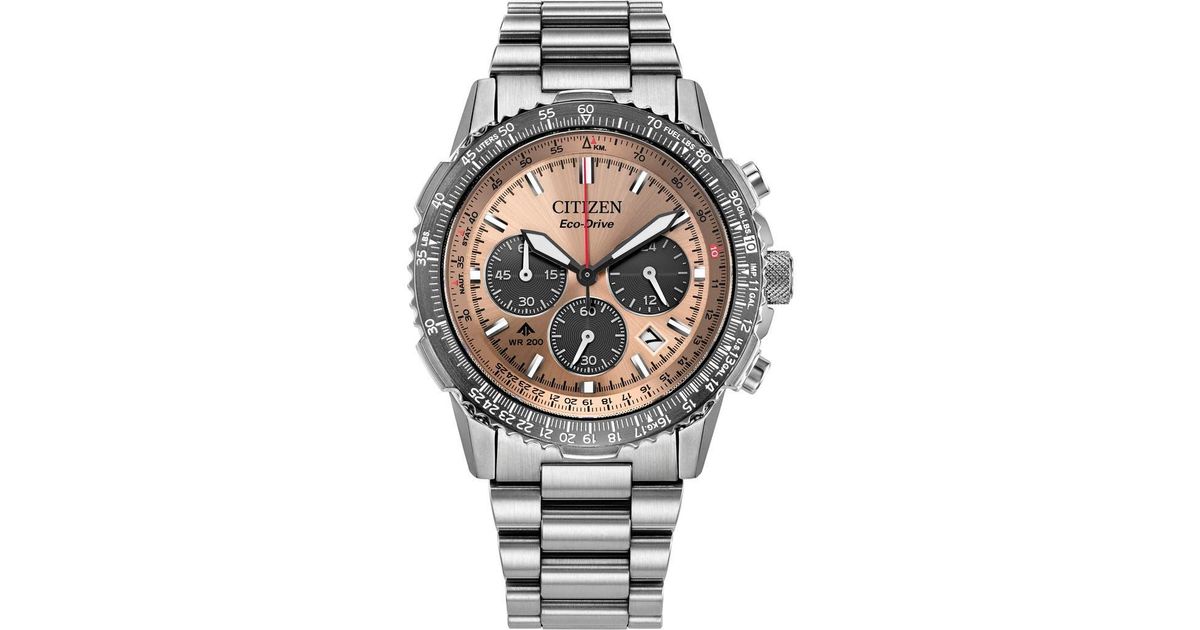 Citizen Promaster Navihawk Eco-Drive Chronograph Bracelet Watch, 40Mm ...