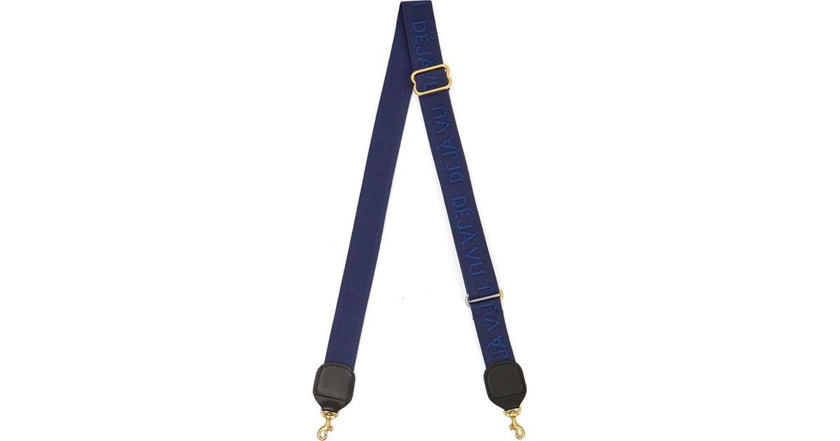 Clare V. Déjà Vu Adjustable Crossbody Strap in Blue | Lyst